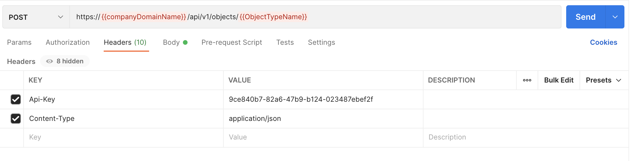 How to Create/Update an Object on Monosync using API